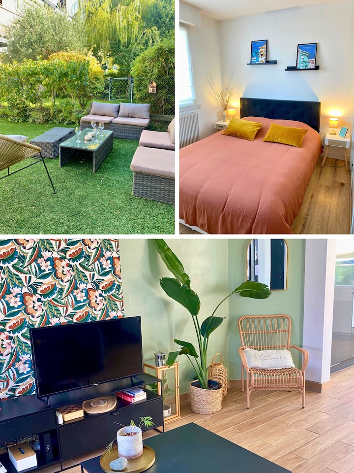 Maison Familiale -8pers -3ch - 750m Plage -Jardin - Malo-les-Bains