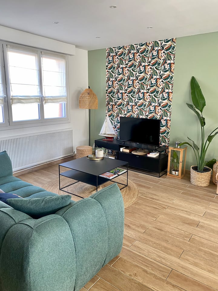 Maison Familiale - 8pers -3ch - 750m Plage -Jardin - Dunkerque
