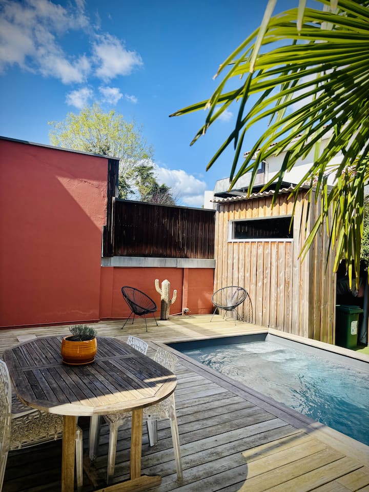 Maison Familiale 6p Piscine Parking Bordeaux - Aquitaine