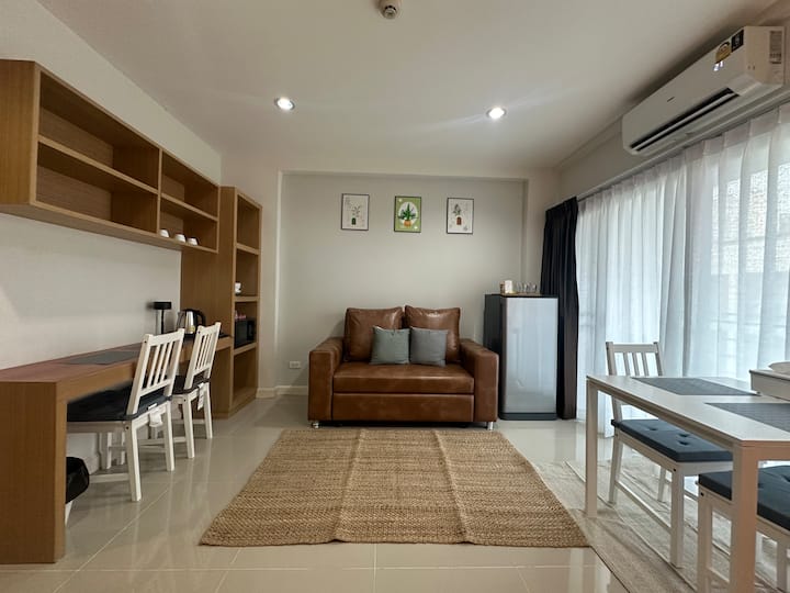 2-4guests Cozy Room Near Bts- Iconsiam B506 - Bangkok