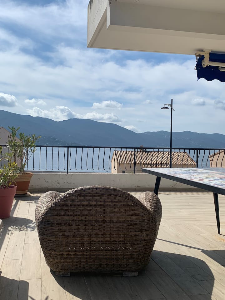 Superbe T3 Vue Mer Plage En Face - Sagone