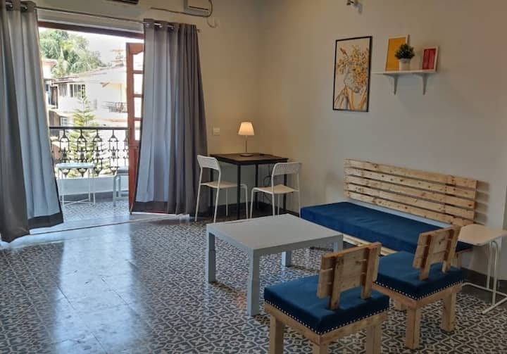 Penthouse 2bhk. Calangute. Ac+wifi+pvt Terrace - Goa