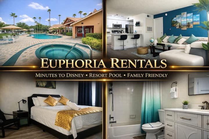 Euphoria Family 2br Suite | Resort Pool • Disney D - Kissimmee, FL