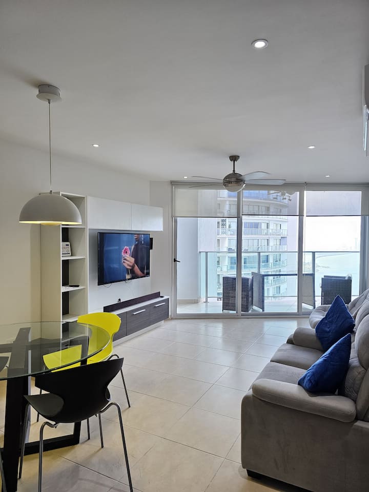 Dch* | Punta Pacifica+vista Al Mar+2br+wifi - Panamá