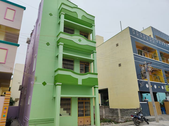 Greenhouse Near Ramana Ashram Ac/ Wifi-groundfloor - India