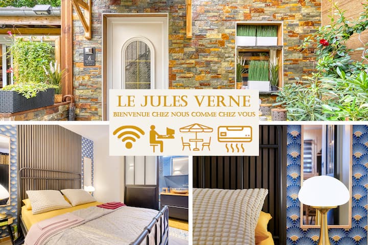 Studio Paris-jules Verne-terrasse-netflix-wifi - Buttes-Chaumont