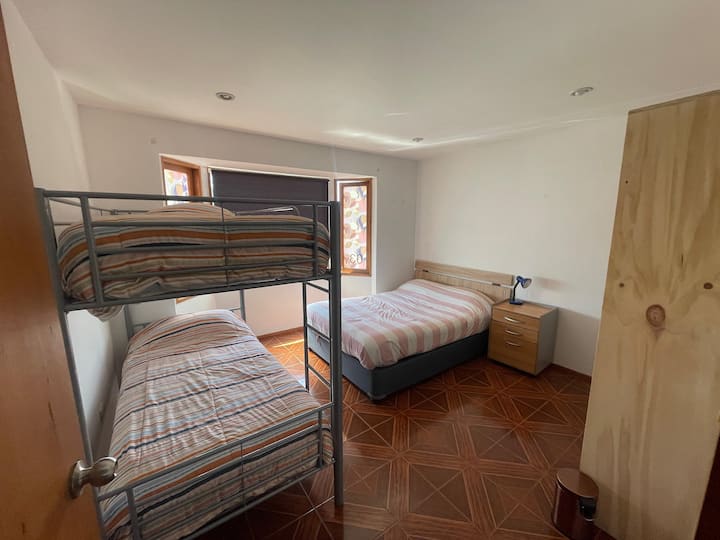 Habitación Cuádruple Con Baño Privado - Pucón