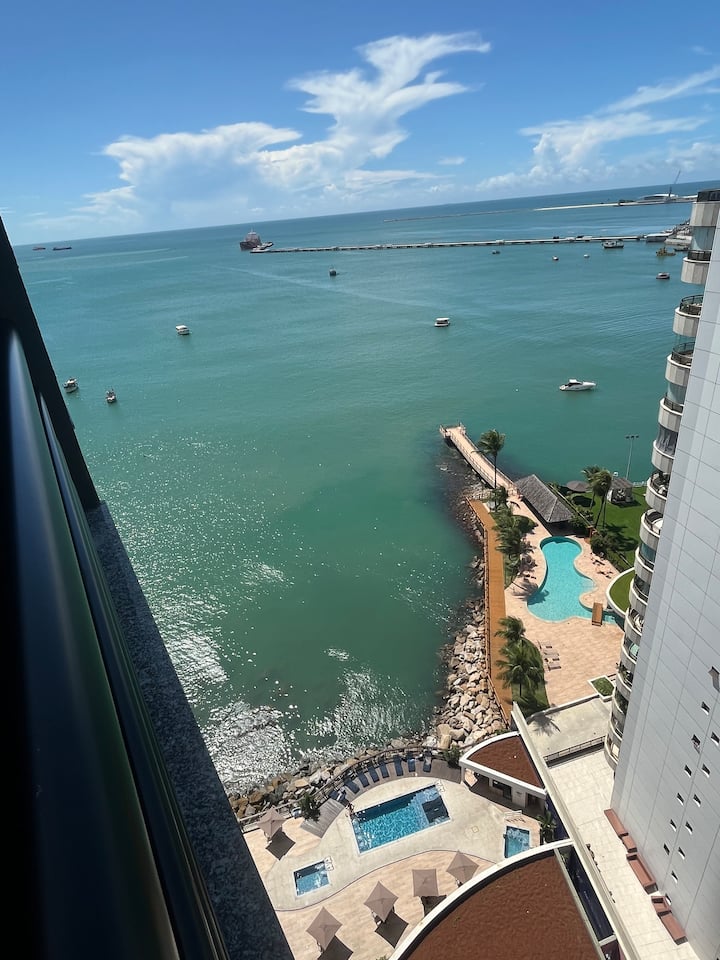 Vista Incrível! Lindo Flat Iate Plaza! - Fortaleza