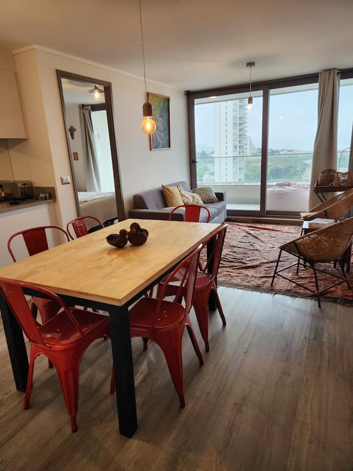 Acogedor Departamento Con Vista A La Bahía. - Viña del Mar