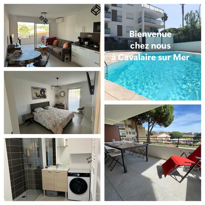 Appartement 2 Pièces + Cabine - 3 Lits - Cavalaire-sur-Mer