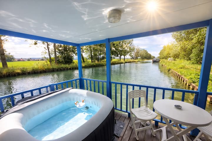 Cottage Flottant Jacuzzi Canal De Bourgogne - Dijon