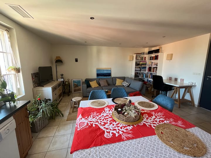 Appartement T3 Cosy Clim Leucate-village - La Franqui