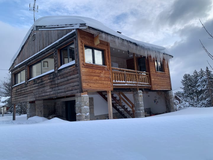 Chalet Familial Vue Sur La Forêt - Font-Romeu-Odeillo-Via