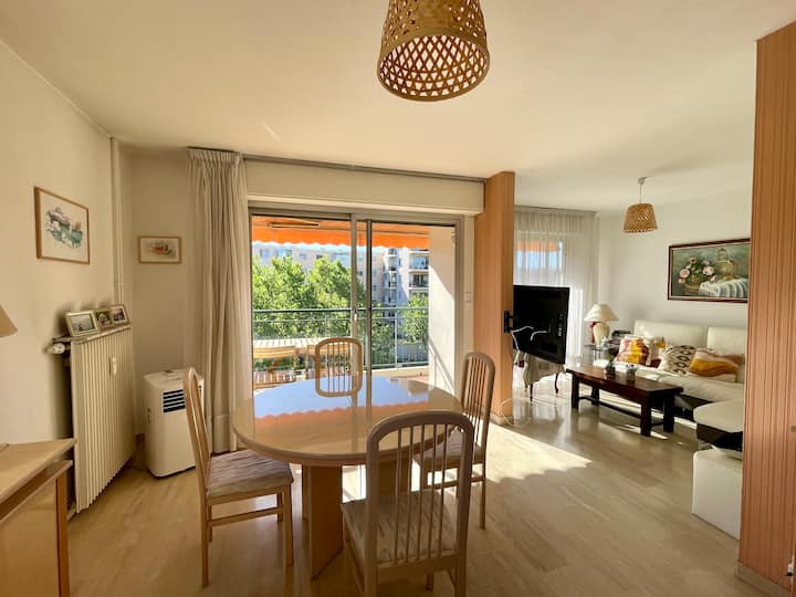 Appartement Familial 4 Couchages Terrasse Garage - Juan-les-Pins