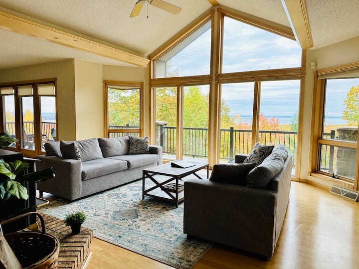 Private, Modern Home W/sauna | Lake & Island Views - Bayfield, WI