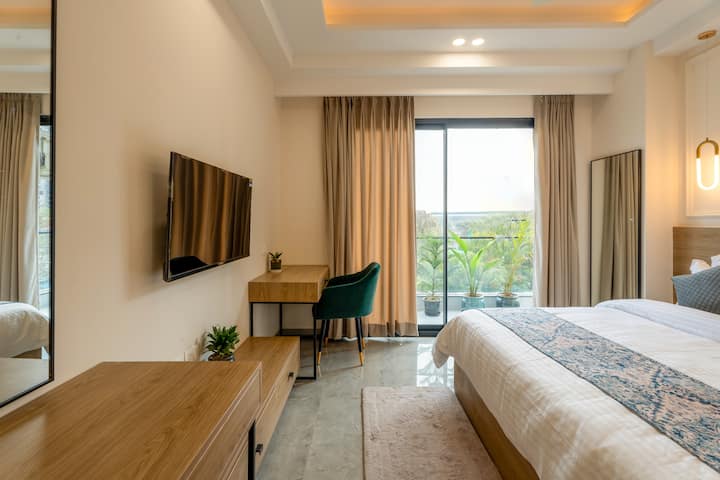 1bhk Srvc Apartment Nr Central Plaza Mall @ Abode - グルガーオン