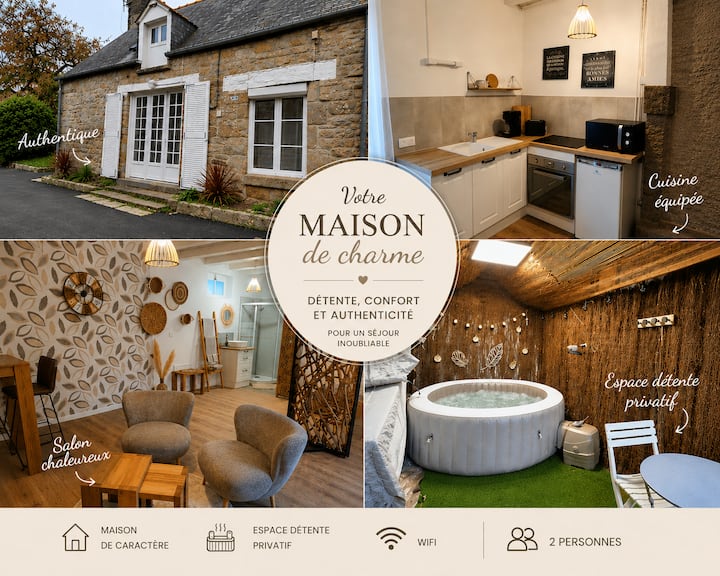 Charmante Petite Maison De Bourg Avec Spa - Ille-et-Vilaine