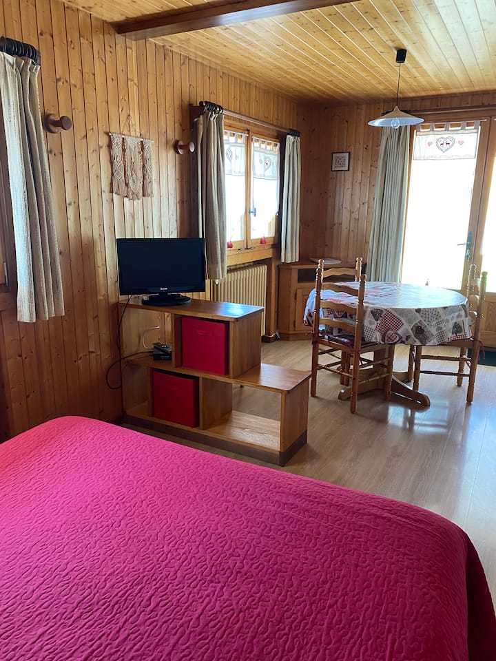 Joli Studio Calme Et Fonctionnel - La Clusaz