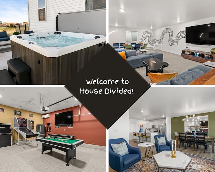 Hot Tub & Game Room! Stylish 5 Bed 3 Bath Home. - Ankeny, IA
