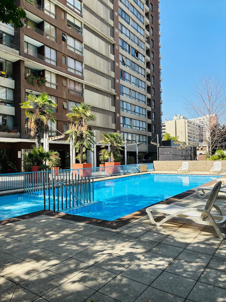 Dpto. Equipado Para Parejas O Viajes De Trabajo - Providencia