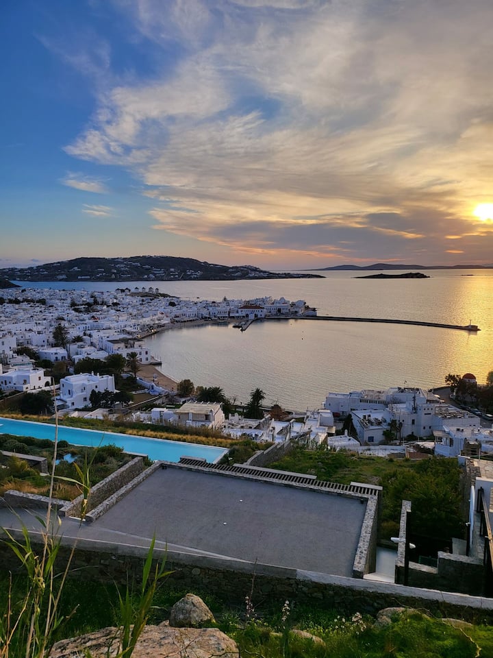Mykonos Old Port & Sunset View - Mykonos