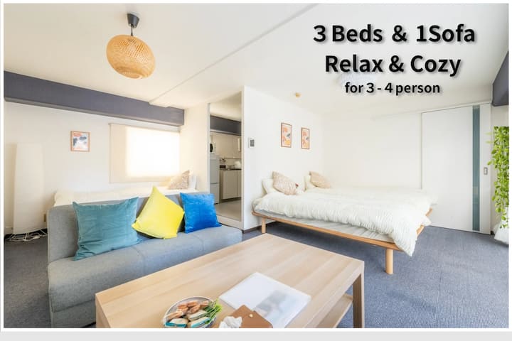 Sale】super Convenient! Osaka Relax Stay/ 50㎡ 3Br - Umeda