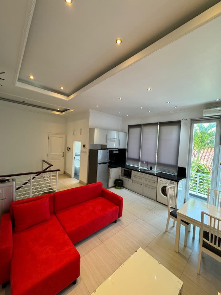 Comfy 1-bedroom Lodge Ig @Rumahranumjogja - 日惹