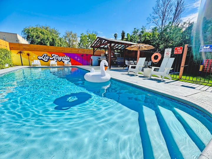 ༄Near Universal ༄ Games༄gated Pool༄bbq༄fast Wi-fi༄ - Los Angeles, CA
