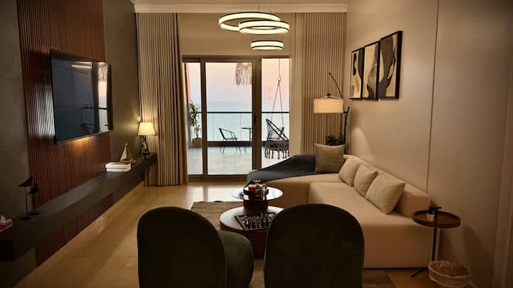 شقة فاخرة بإطلالة بحرية كاملة - Jeddah