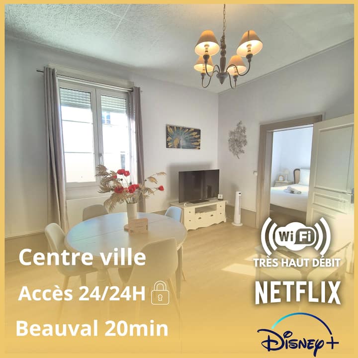 T2*literie Premium*ctre Ville*proche Beauval - Montrichard