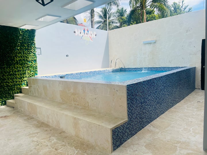 Prívate Pool Villa Juan Dolió, Boho 1 Tropical - Dominican Republic