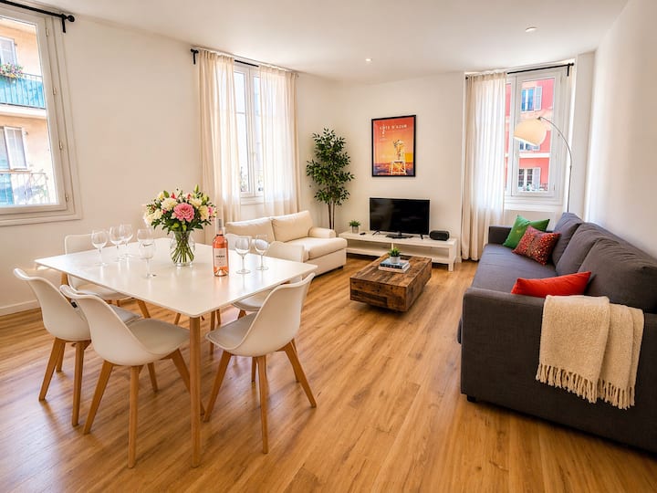 6 Pers A/c Vieux Nice Proche Hotel Le Couvent - Nice