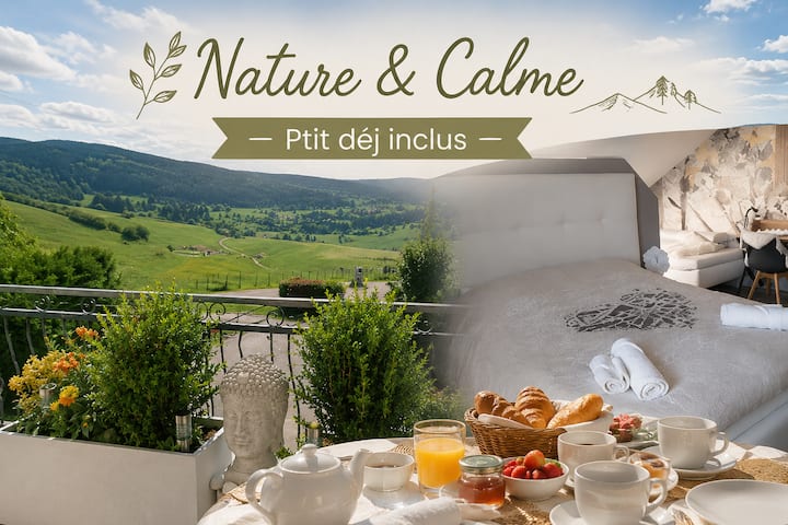 Suite Cosy Pour 2 
*P'tit Déj Inclus*
Haut Doubs - Pontarlier