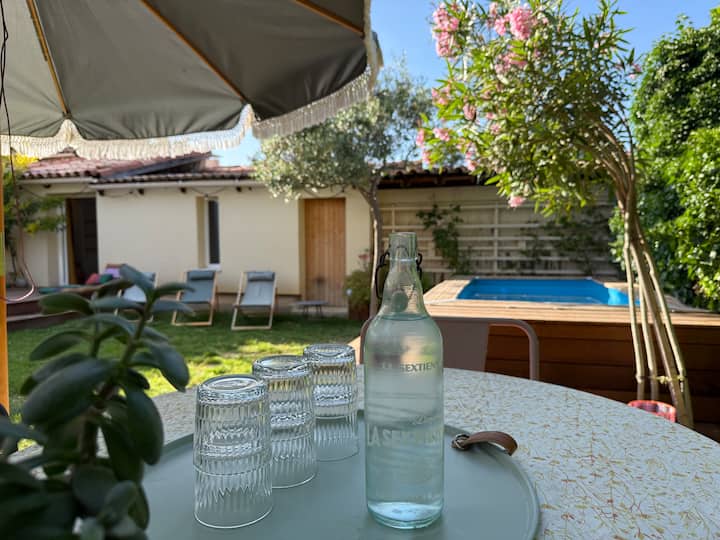 Maison Lumineuse Aix-en-provence. Jardin & Piscine - Aix-en-Provence