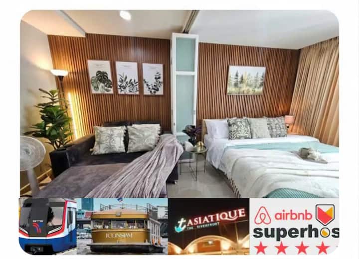 A119center 2beds Bts 8min Pier Asian Icon Siam - Tailandia