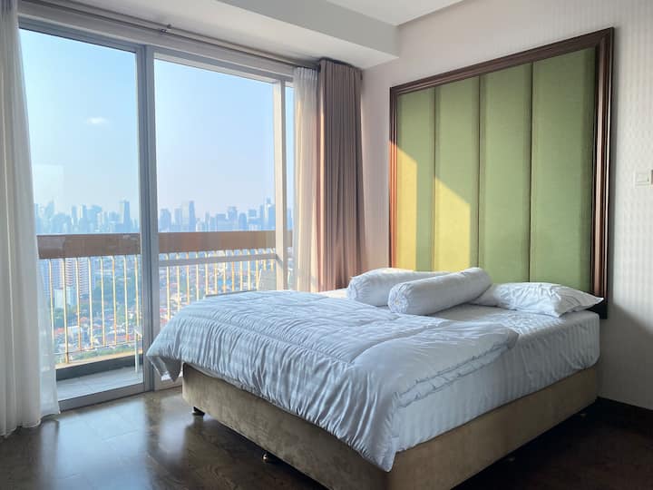 2 Bedrooms Apartment + City Views And Free Netflix - Jakarta