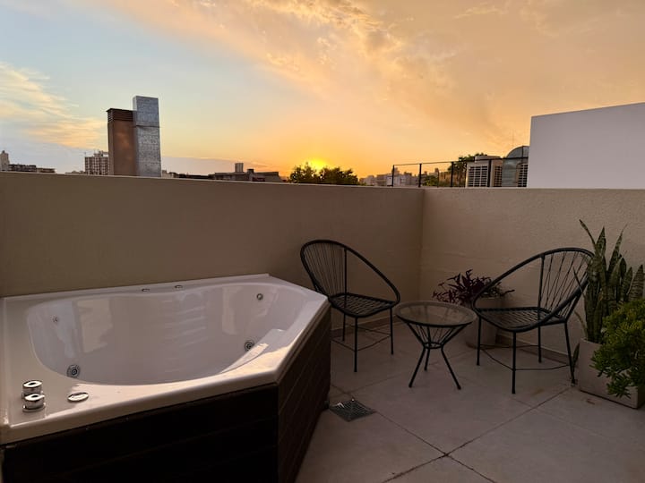 Luxury Sunset Rooftop -2br With Private Terrace - 阿根廷