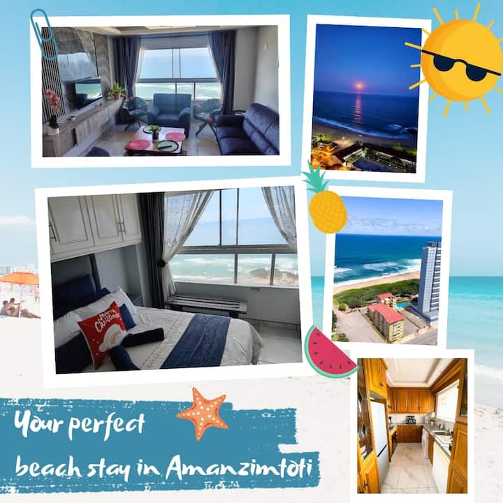 Sea Facing Apartment 1703 On High Tide Amanzimtoti - Amanzimtoti