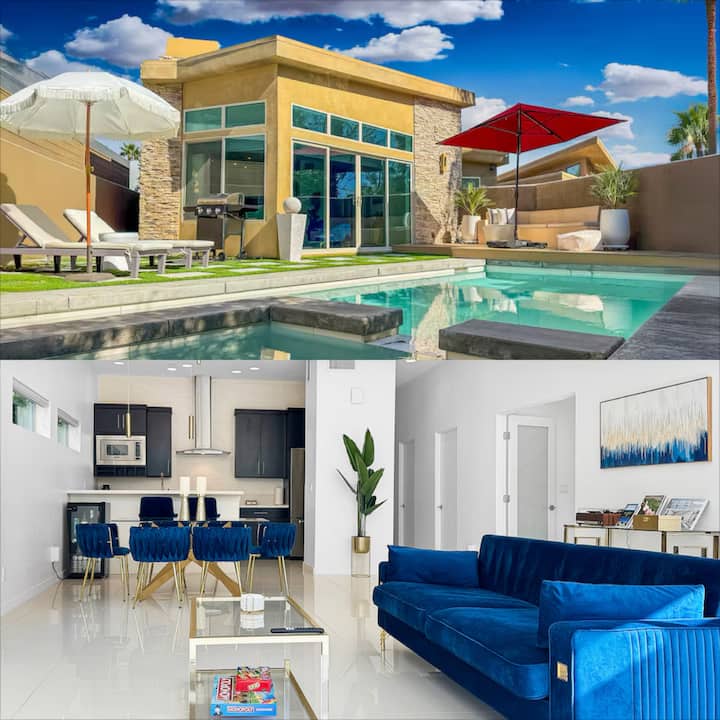 Stunning Modern Oasis W/ Mtn Views. 3 Min To Dtown - Palm Springs, CA