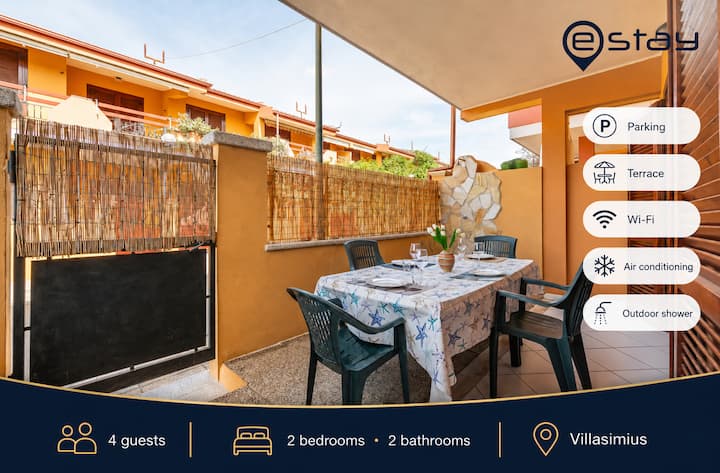 Estay - Villasimius Coastal Nest -Aircon & Parking - Villasimius