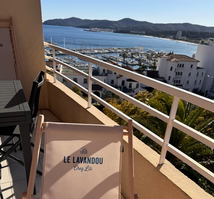 Chez Lili - Belle Vue Mer Depuis La Terrasse - Le Lavandou