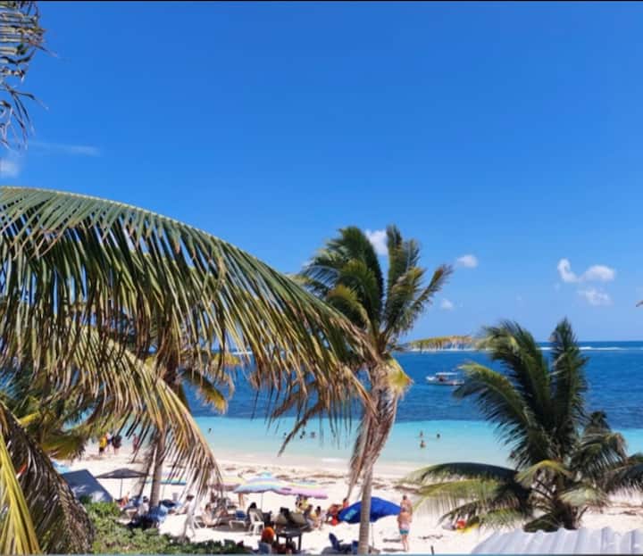 Lovely Beach Front Apartment - Puerto Morelos