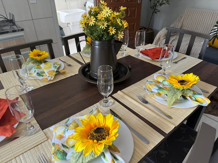 Casa 107, Aeroporto, Garten 2qts, 4pax, Wi-fi - Joinville