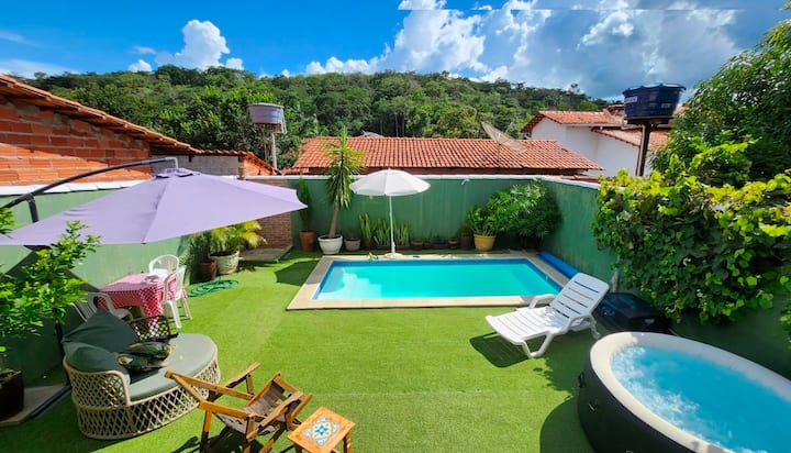 Casa Verde, Piscina Aquecida E Hidromassagem - Pirenópolis
