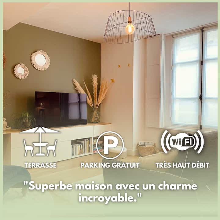 H3.charmante Maison Sur La Vilaine Près Du Château - Vitré