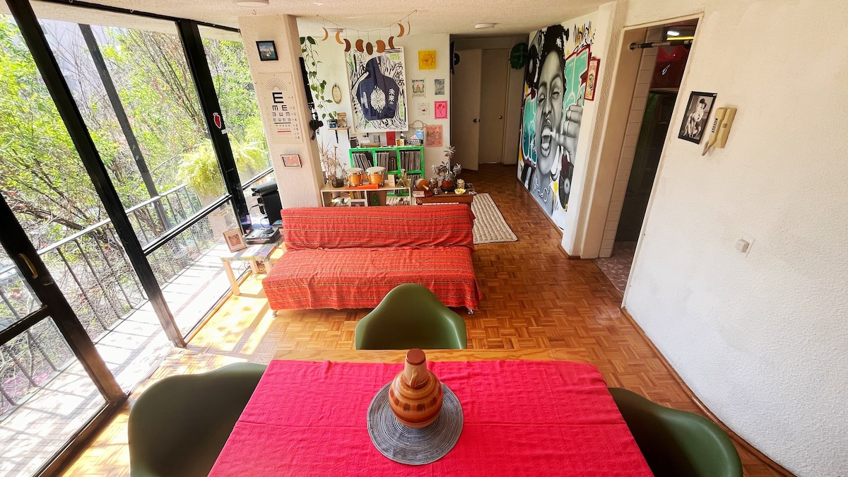Artist Apartment + studio - Apartments for Rent in Mexico City, Ciudad ...