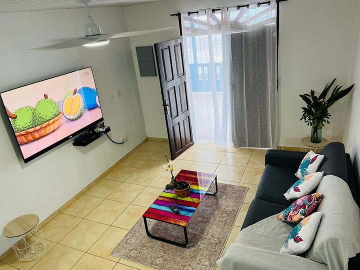 Blue Home2
T3 Meublé
Jusqu'à 6 Personnes
Classé 3* - French Guiana