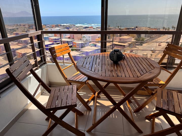 Departamento Con Vista Al Mar/parking Y Piscina - Antofagasta, Chile