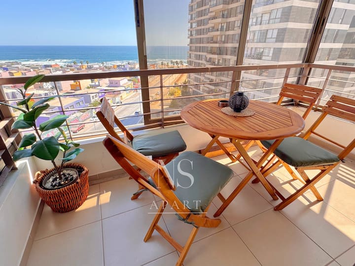 Vista Al Mar | 3 Dorm, Parking, Piscina Y Gym - Antofagasta, Chile