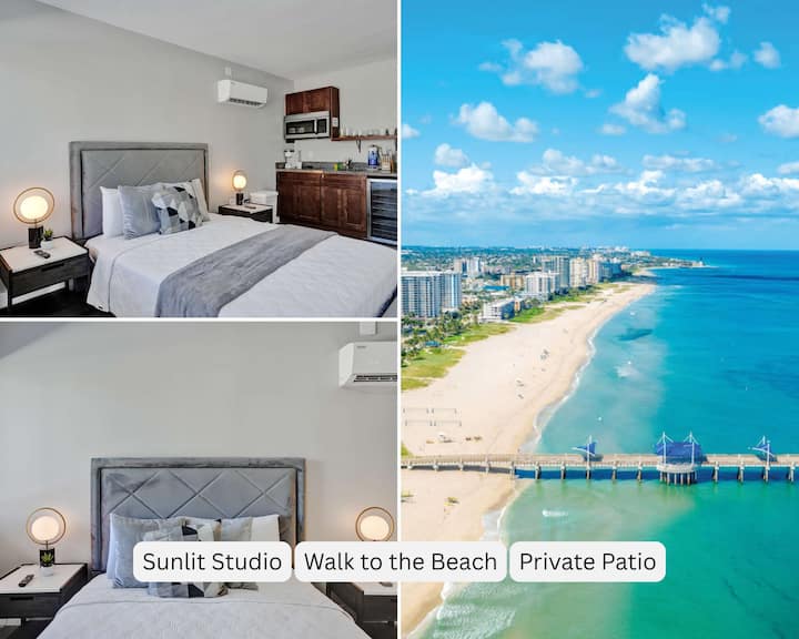 Pelican Studio W/ Private Patio Pompano - Deerfield Beach